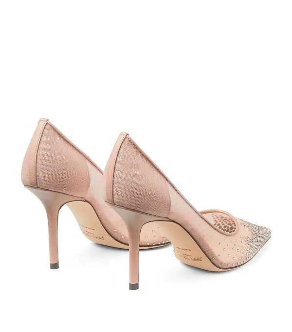 JIMMY CHOO Love 85 Embellished Pumps - Pink