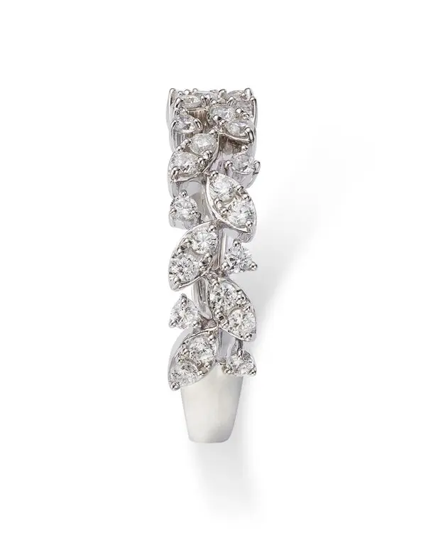 Bloomingdale'S Diamond And 14k Gold Leaf Band Ring, 0.50 Tcw