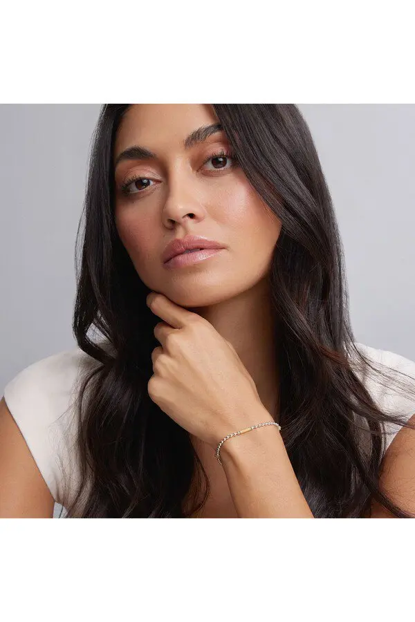 Lagos Caviar Icon Two-tone Beaded Bracelet - Gold