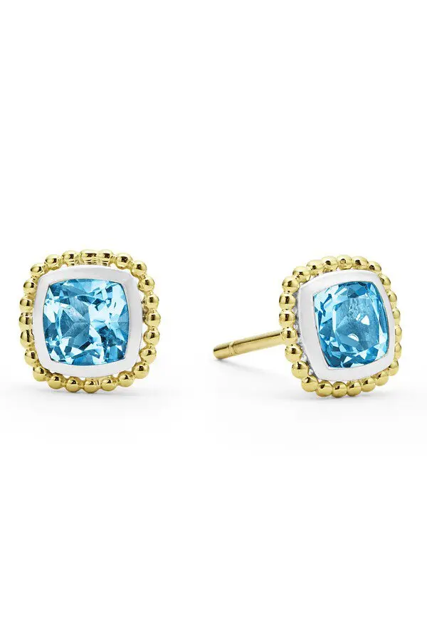 Lagos Rittenhouse Swiss Topaz Stud Earrings - Blue