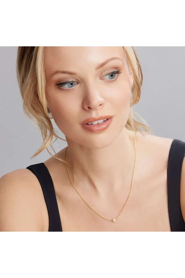 Lagos Covet Diamond Sphere Necklace