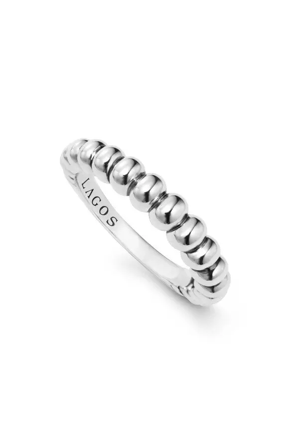 Lagos Sterling Stacking Ring - Silver