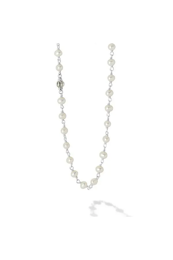 Lagos Luna Pearl Necklace - Red