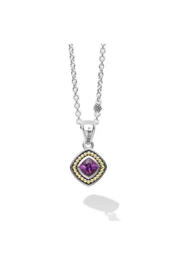 Lagos Rittenhouse Amethyst Pendant Necklace - Gold
