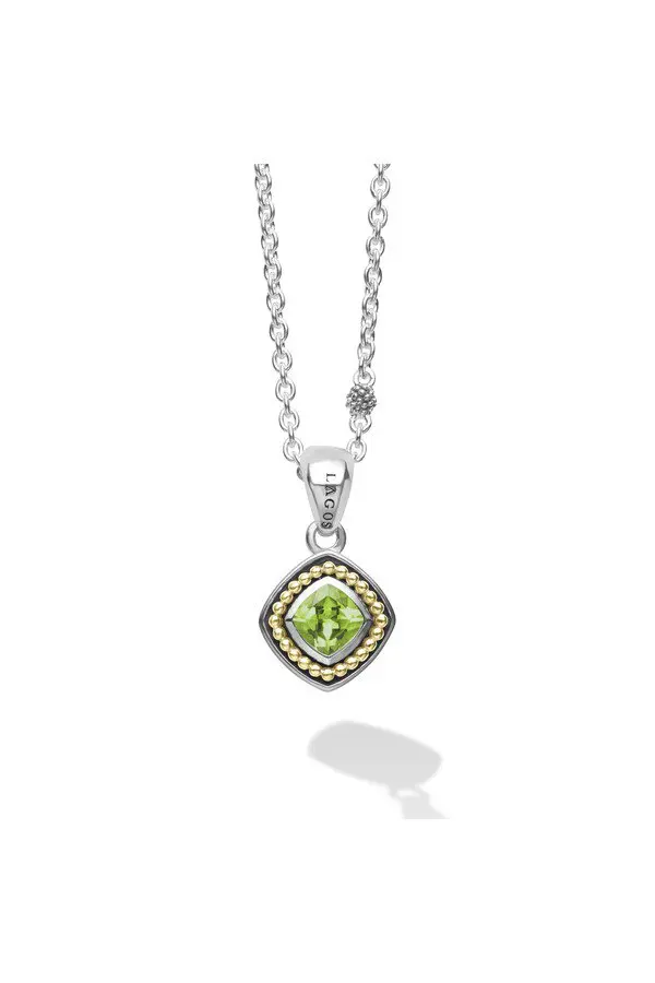 Lagos Rittenhouse Peridot Pendant Necklace - Gold