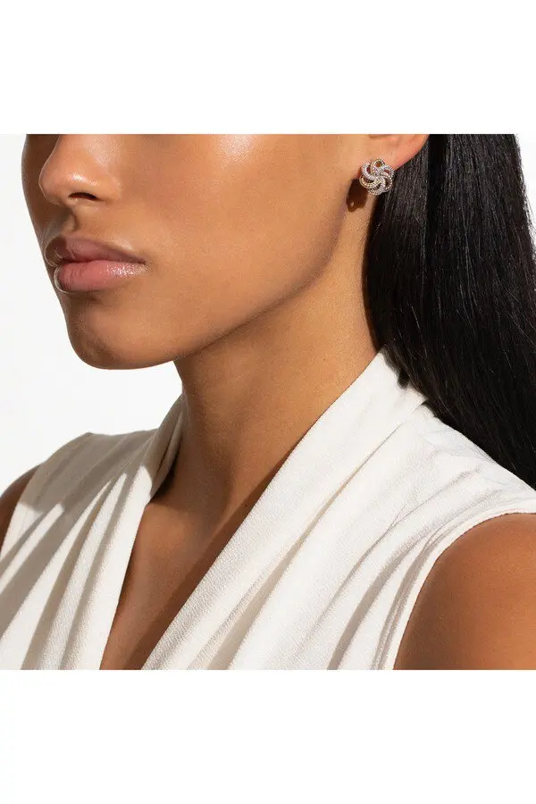 Lagos Love Knot Two-tone Earrings