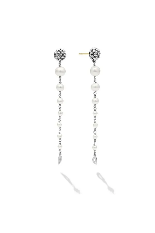 Lagos Luna Pearl Drop Earrings - Natural