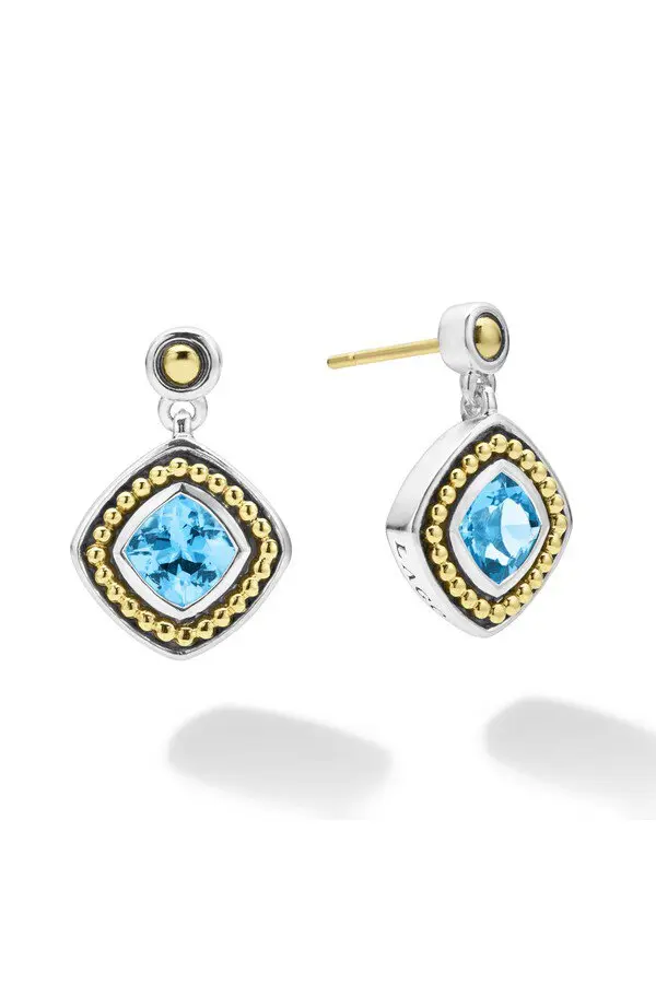 Lagos Rittenhouse Swiss Topaz Drop Earrings - Blue