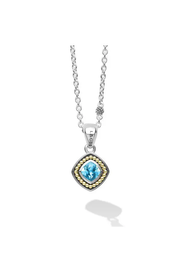 Lagos Rittenhouse Swiss Topaz Pendant Necklace - Blue