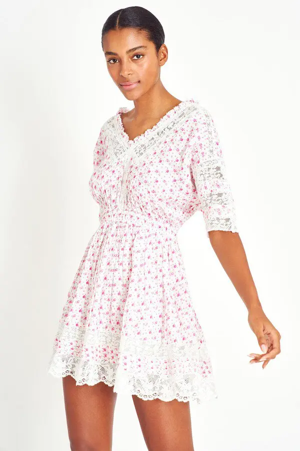LoveShackFancy Newton Mini Dress