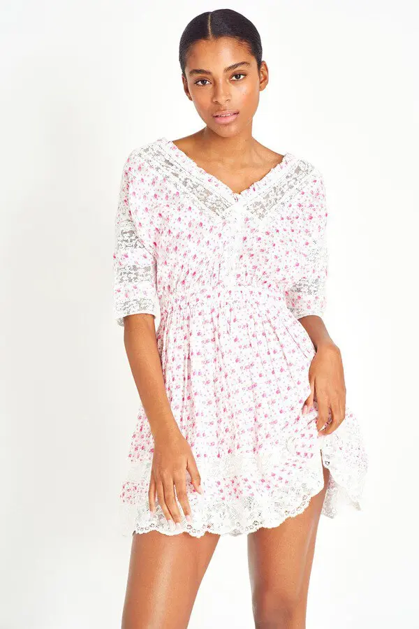 LoveShackFancy Newton Mini Dress