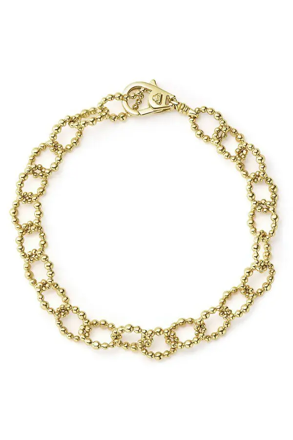 Lagos Caviar Large Link Bracelet - Gold
