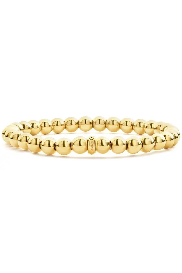 Lagos Caviar 18k Beaded Bracelet - Gold