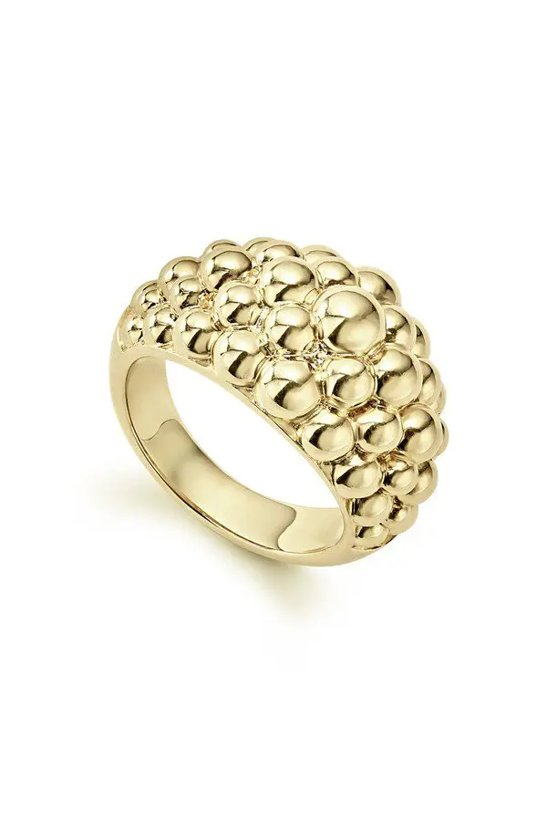 Lagos Caviar Ring - Gold