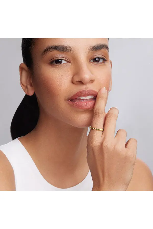 Lagos Caviar 18k Beaded Stacking Ring