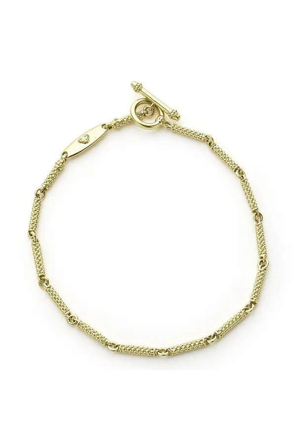 Lagos Signature Caviar 18k Bracelet - Gold