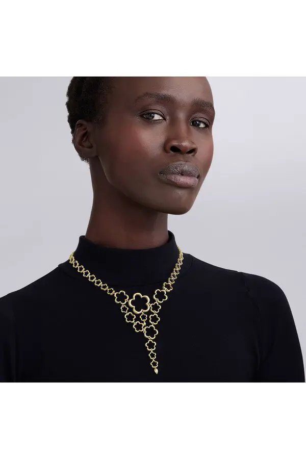 Lagos Caviar Gold 18k Gold Link Necklace