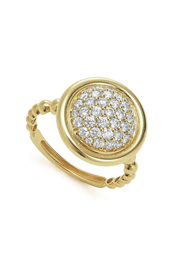 Lagos Meridian 18k Diamond Ring - Gold