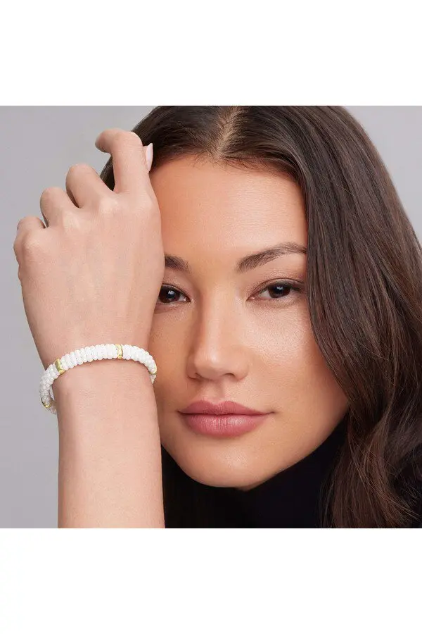 Lagos White Caviar Station Bracelet