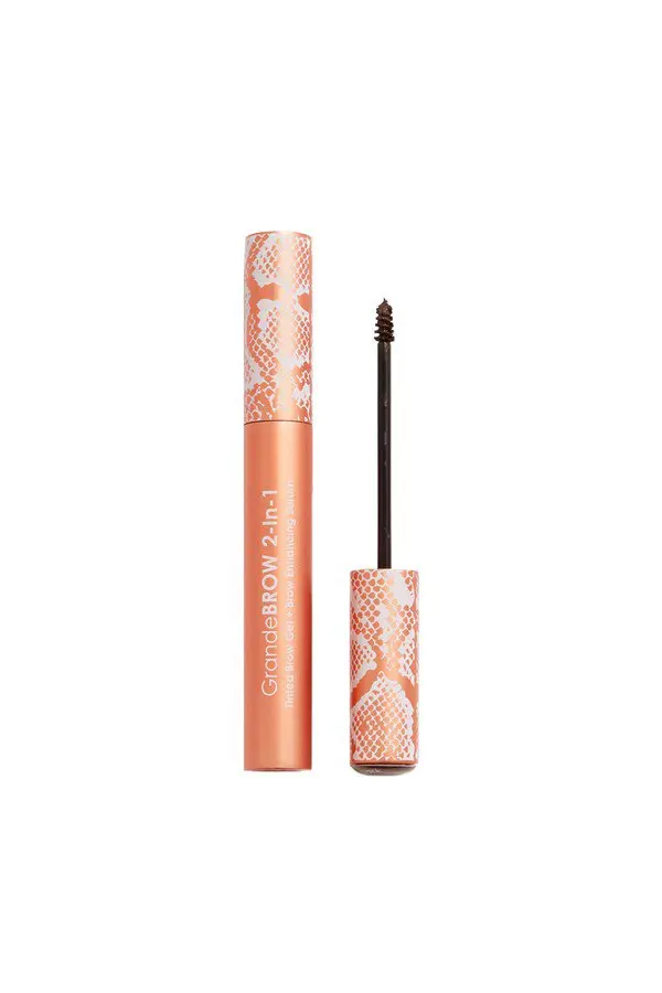 GRANDE COSMETICS Grandebrow 2-in-1 Tinted Brow Gel + Brow Enhancing Serum Dark - Yellow