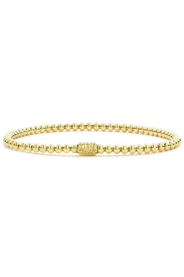 Lagos Caviar 18k Bead Bracelet - Gold