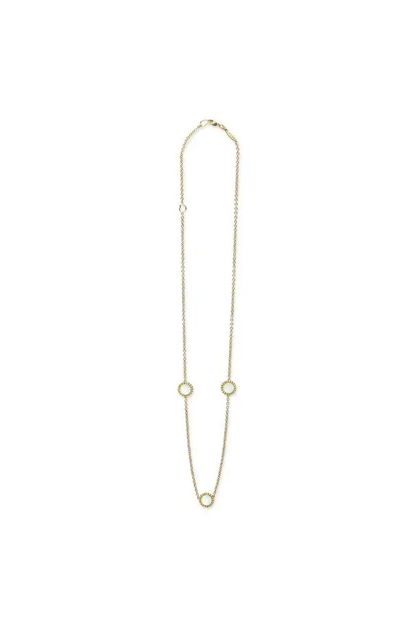 Lagos Covet Mother Of Pearl Necklace - Gold