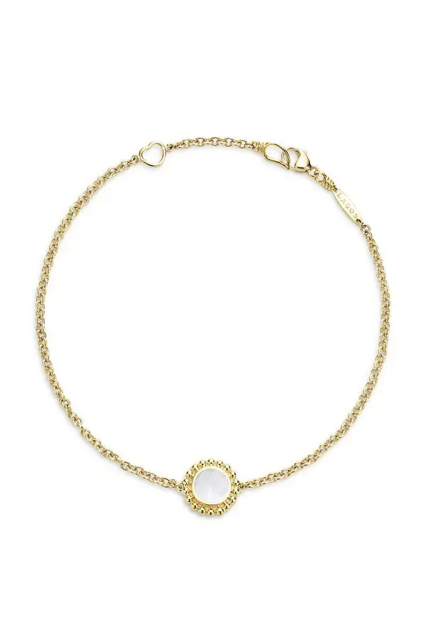 Lagos Covet Mother Of Pearl Bracelet - Gold