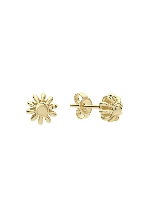 Lagos Caviar Icon 18k Fluted Stud Earrings - Gold