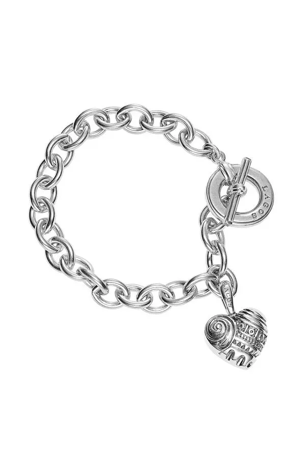 Lagos Hearts Of Heart Of Philadelphia Charm Bracelet - Silver