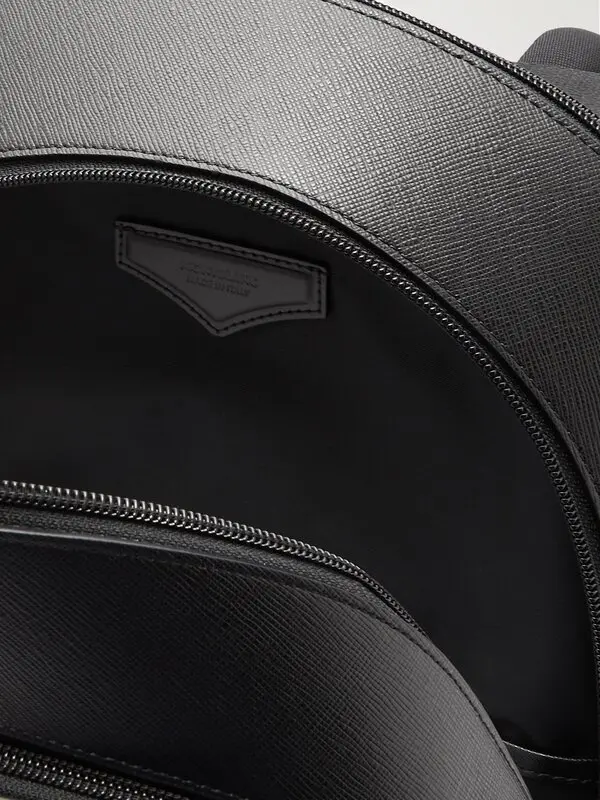 Montblanc Sartorial Medium Cross-grain Leather Backpack