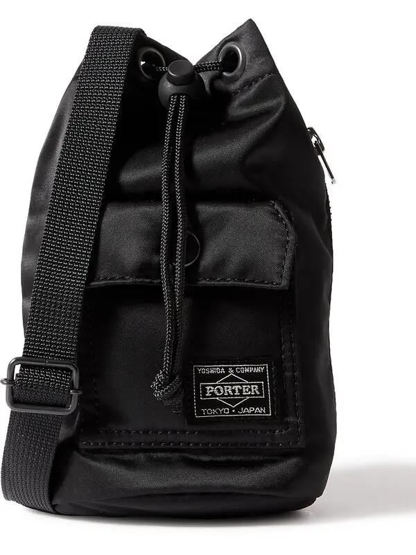 Porter-Yoshida & Co Howl Bonsac Mini Nylon Pouch - Black