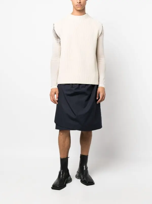 JIL SANDER Knitted Sleeveless Vest
