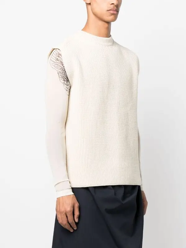 JIL SANDER Knitted Sleeveless Vest