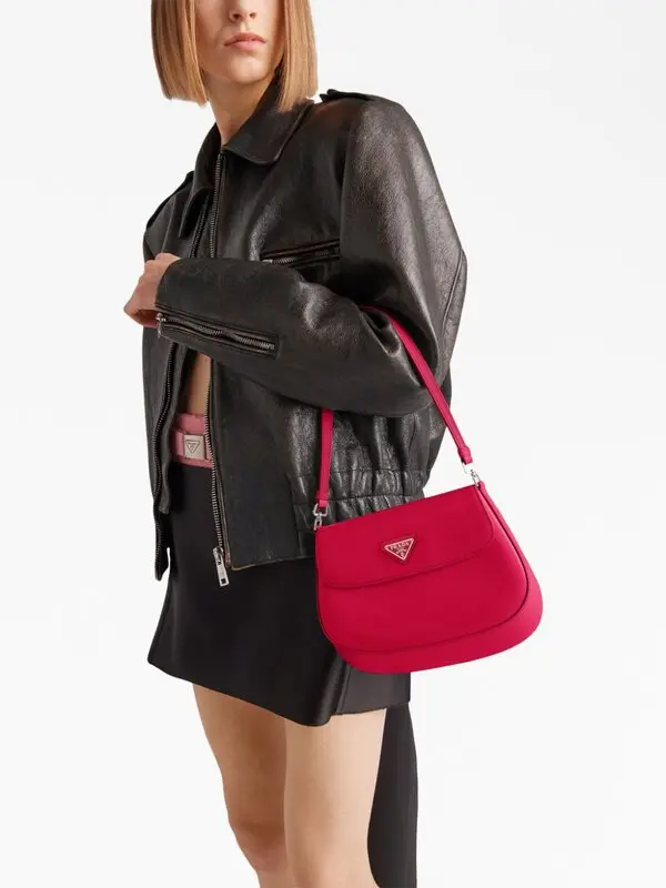 Prada Cleo Leather Shoulder Bag