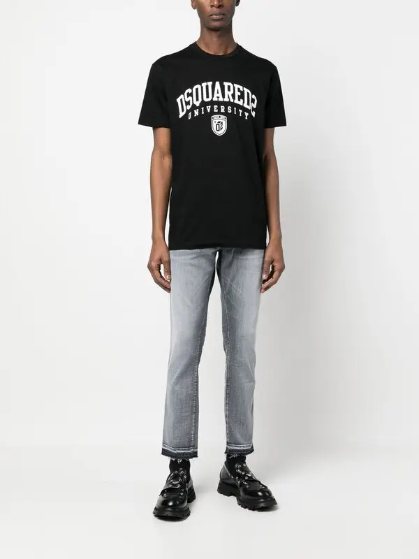 Dsquared2 Slim-fit Cropped Jeans - Grey