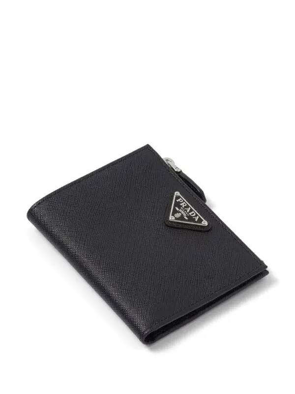 Prada Triangle-logo Saffiano Leather Wallet