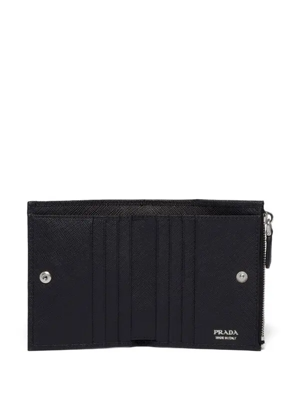 Prada Triangle-logo Saffiano Leather Wallet
