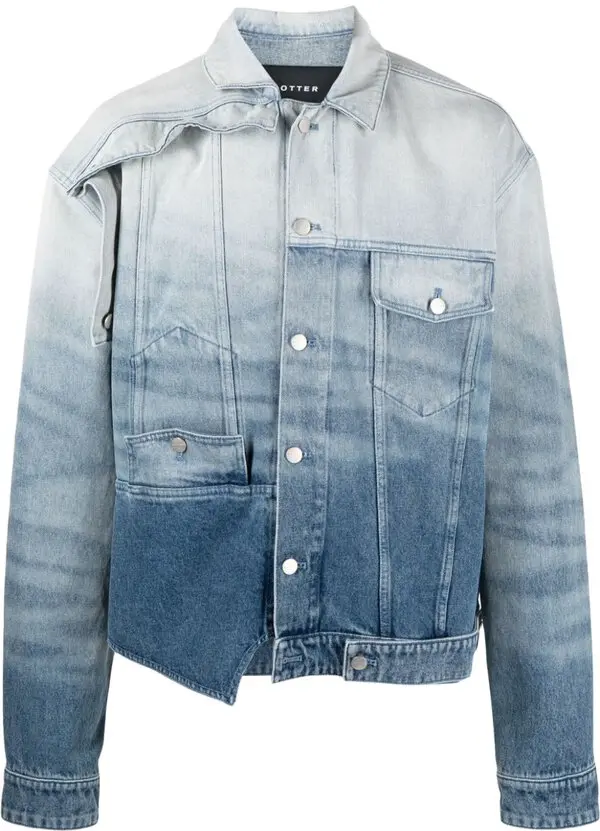 BOTTER Whiskering-effect Denim Jacket