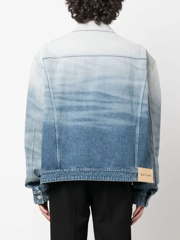 BOTTER Whiskering-effect Denim Jacket