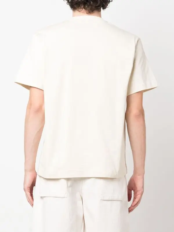 Sunnei Logo-print Cotton T-shirt - Neutrals