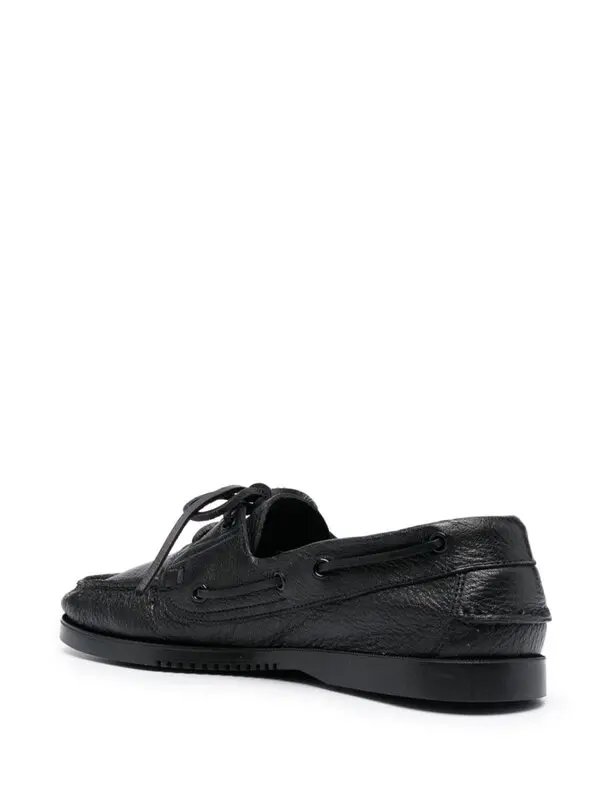 Paraboot Snakeskin-effect Calf-leather Loafers - Black