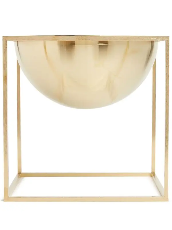 AUDO Kubus Bowl Vase - Gold