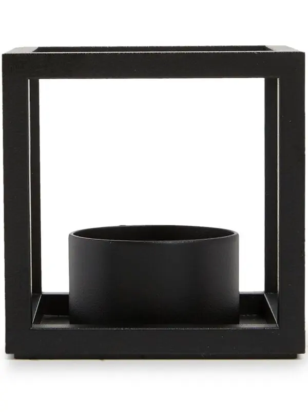 AUDO Kubus Metal Candle Holder - Black