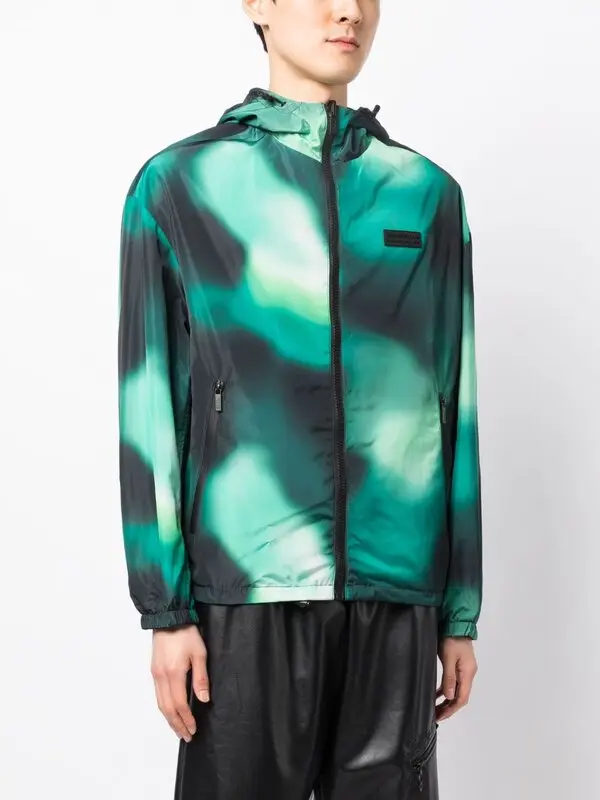 Karl Lagerfeld Tie-dye Reversible Windbreaker