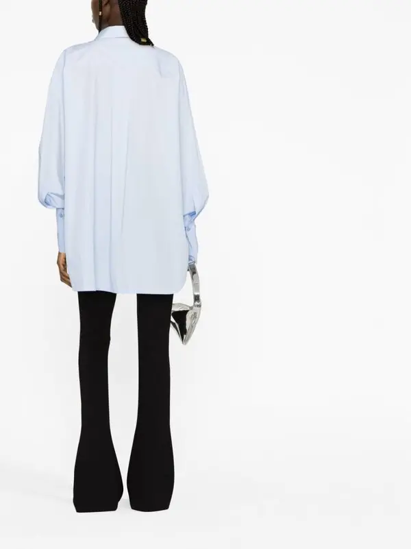 Attico Diana Long-sleeve Shirt - Blue