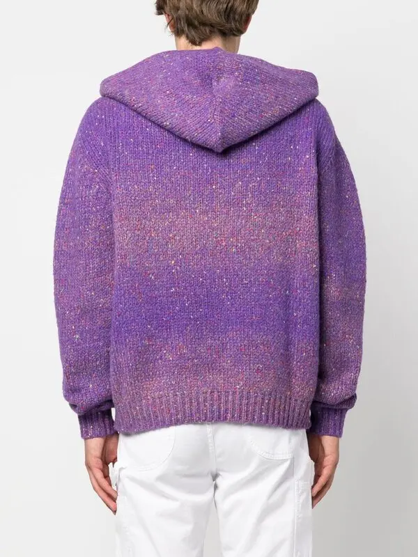 Amiri Space-Dye Hoodie In Purple - 40% Off | Editorialist