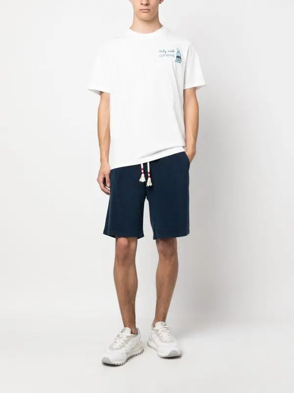 MC2 SAINT BARTH Logo-embroidered Track Shorts