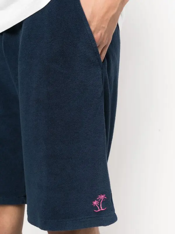 MC2 SAINT BARTH Logo-embroidered Track Shorts
