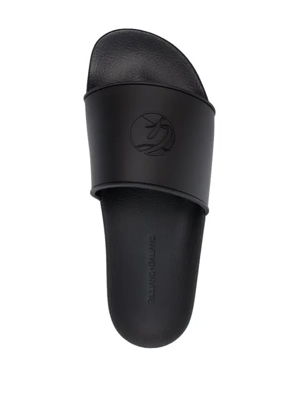 GIULIANO GALIANO Shark Embossed Logo Slides