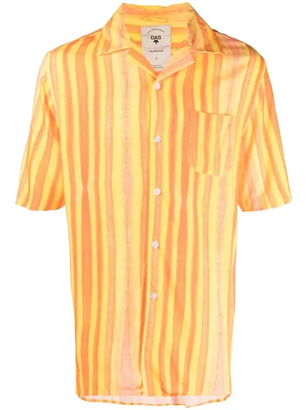 OAS Company Orangina Striped Shirt - Yellow